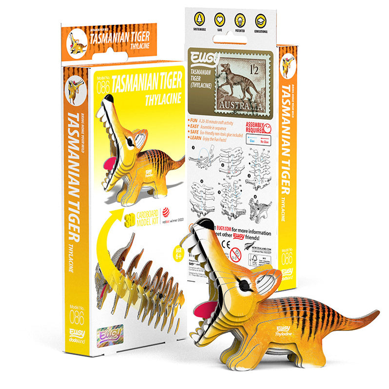 Tasmanian Tiger 3D Puzzle - by EUGY — Australian Geographic