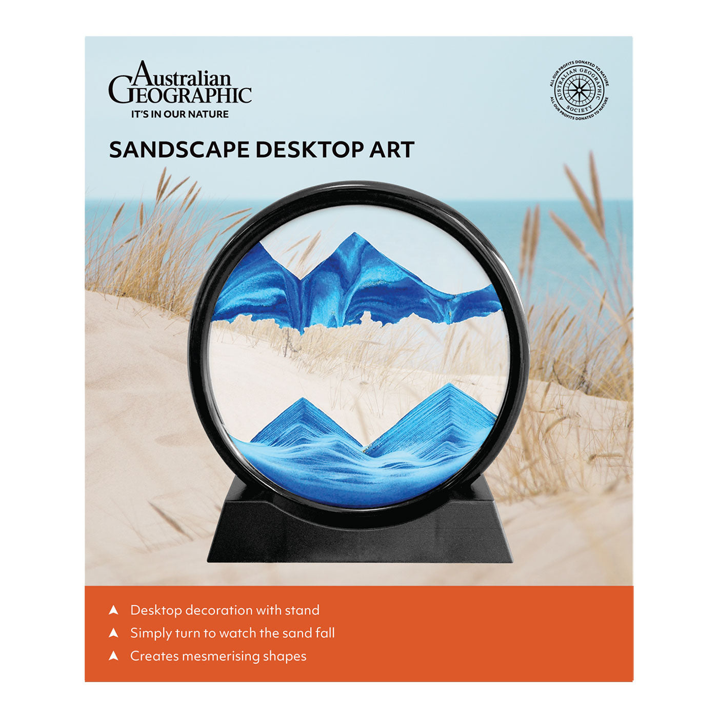Australian Geographic Round Sandscape - Blue
