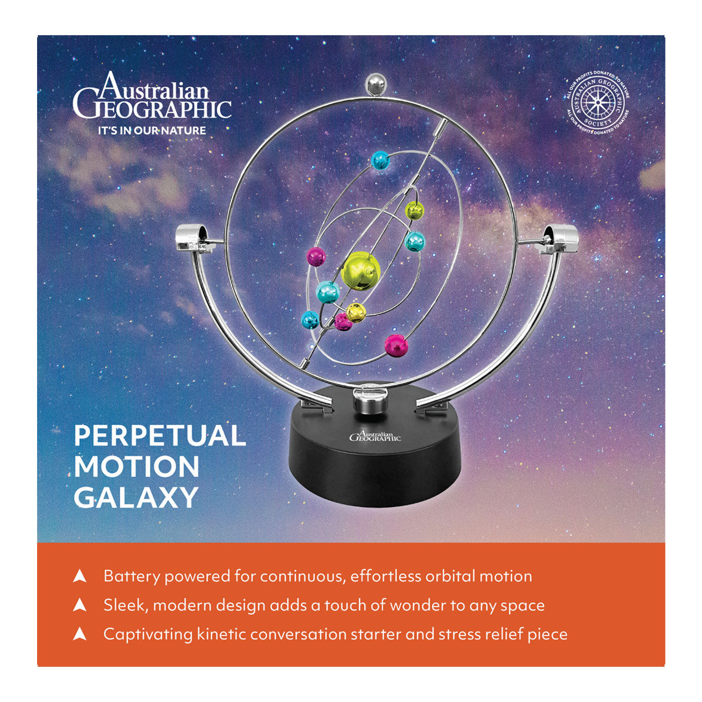 Perpetual Motion Galaxy Machine — Australian Geographic