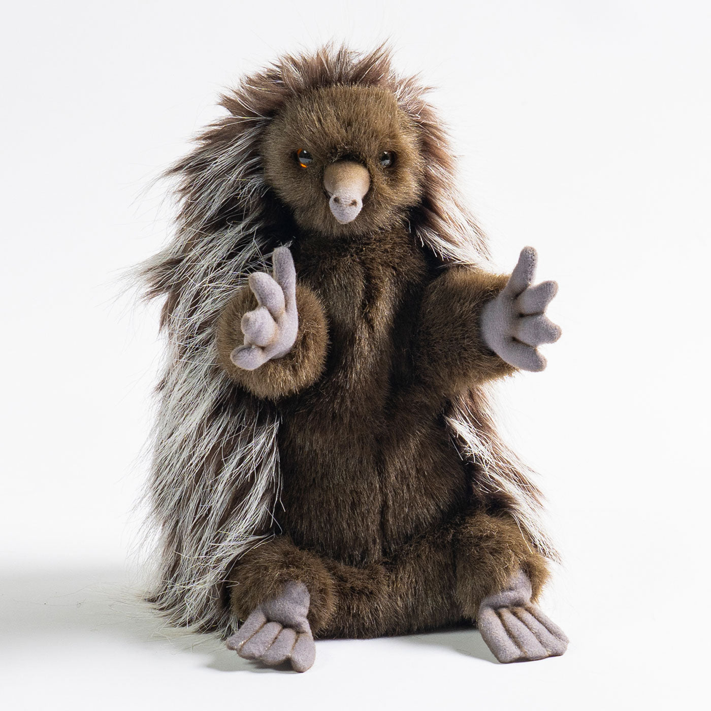 Hansa Echidna Puppet Soft Toy 27cm | Australian Geographic Shop