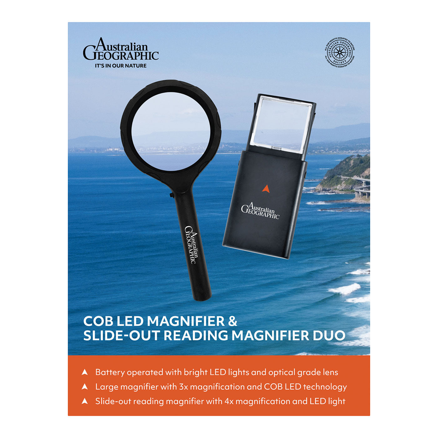 LED & Mini Magnifier Duo — Australian Geographic
