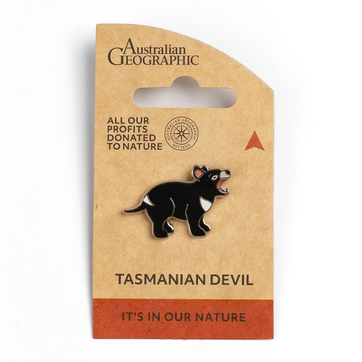 Tasmanian Devil Wildlife Gift Lapel Pin — Australian Geographic