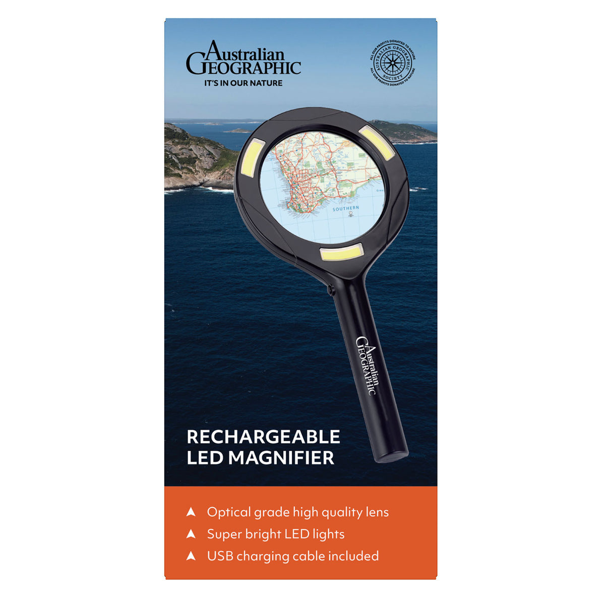 Rechargeable LED Magnifier — Australian Geographic