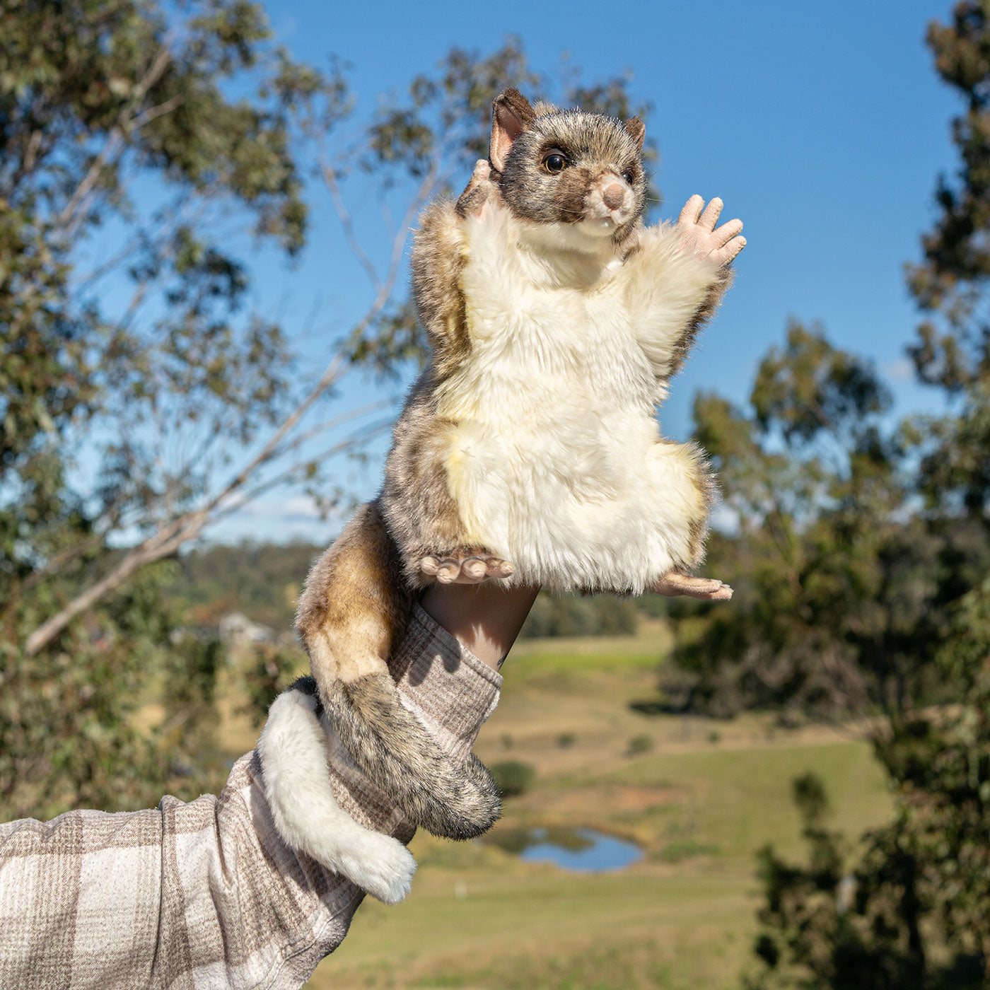 Hansa Possum Puppet Plush Toy | Australian Geographic