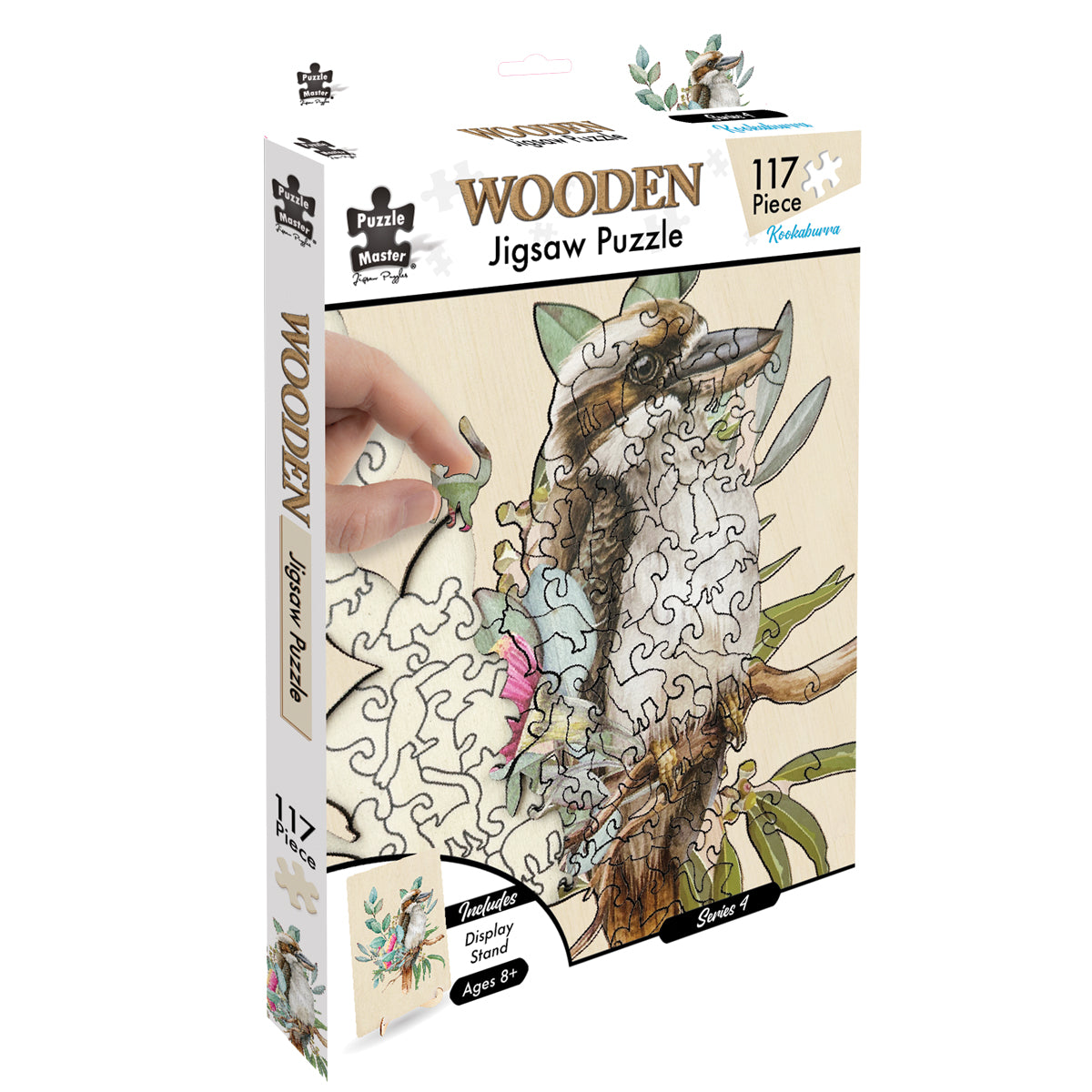 117 Piece Shaped Wooden Kookaburra Jigsaw Puzzle | Australian Geographic