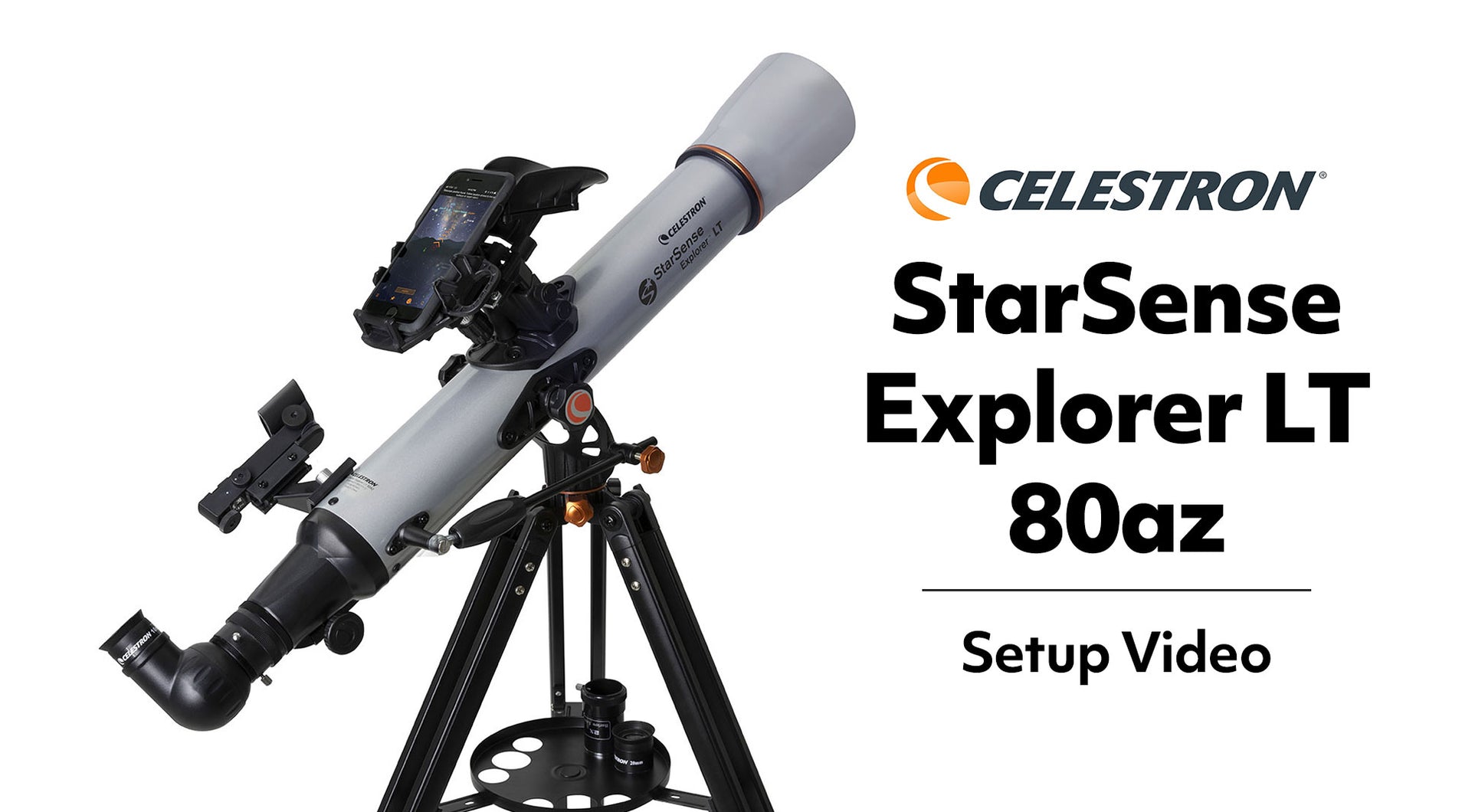 Celestron Starsense Explorer™ LT 80AZ Smartphone App-Enabled Refractor ...