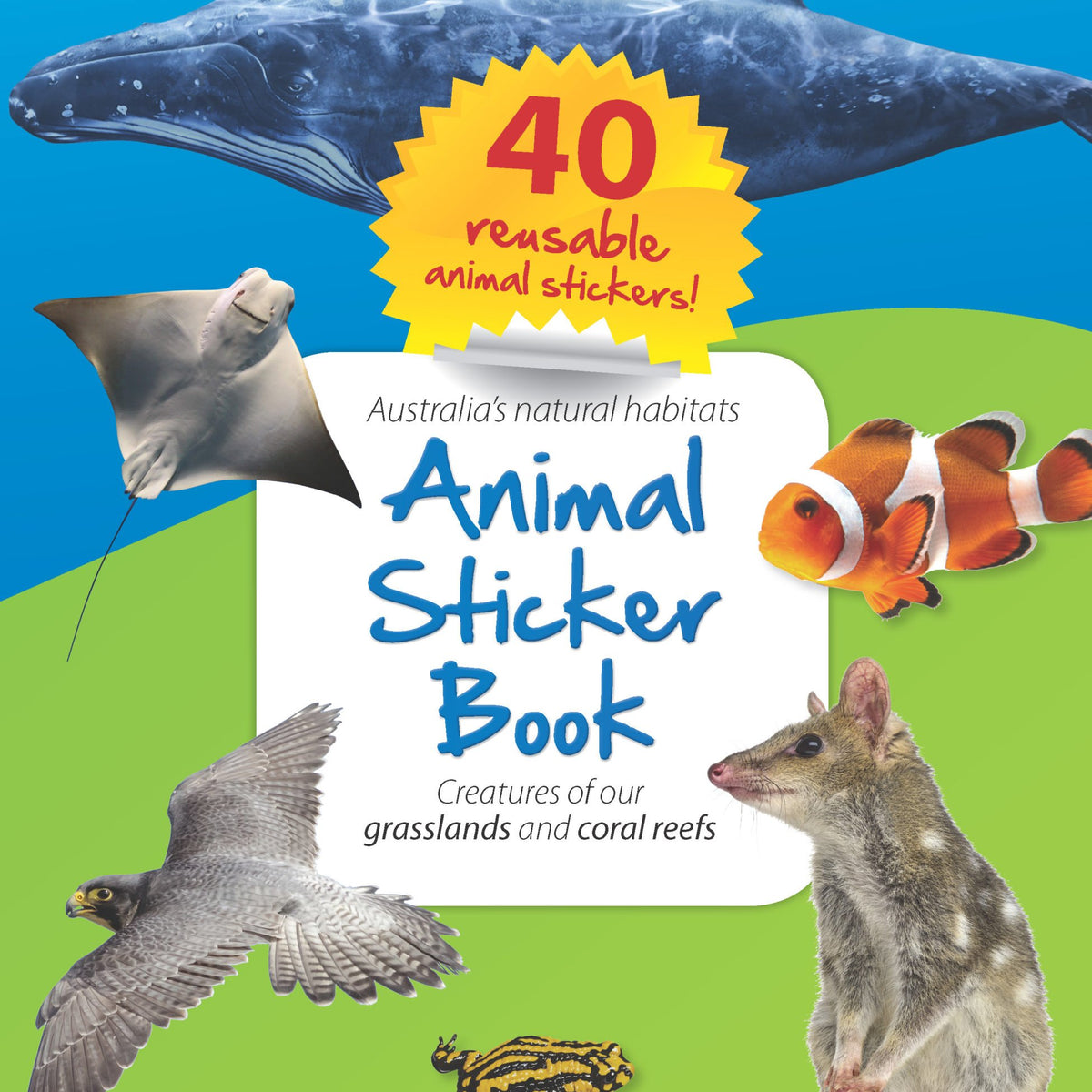 Animal Sticker Book: Reefs and Grasslands — Australian Geographic