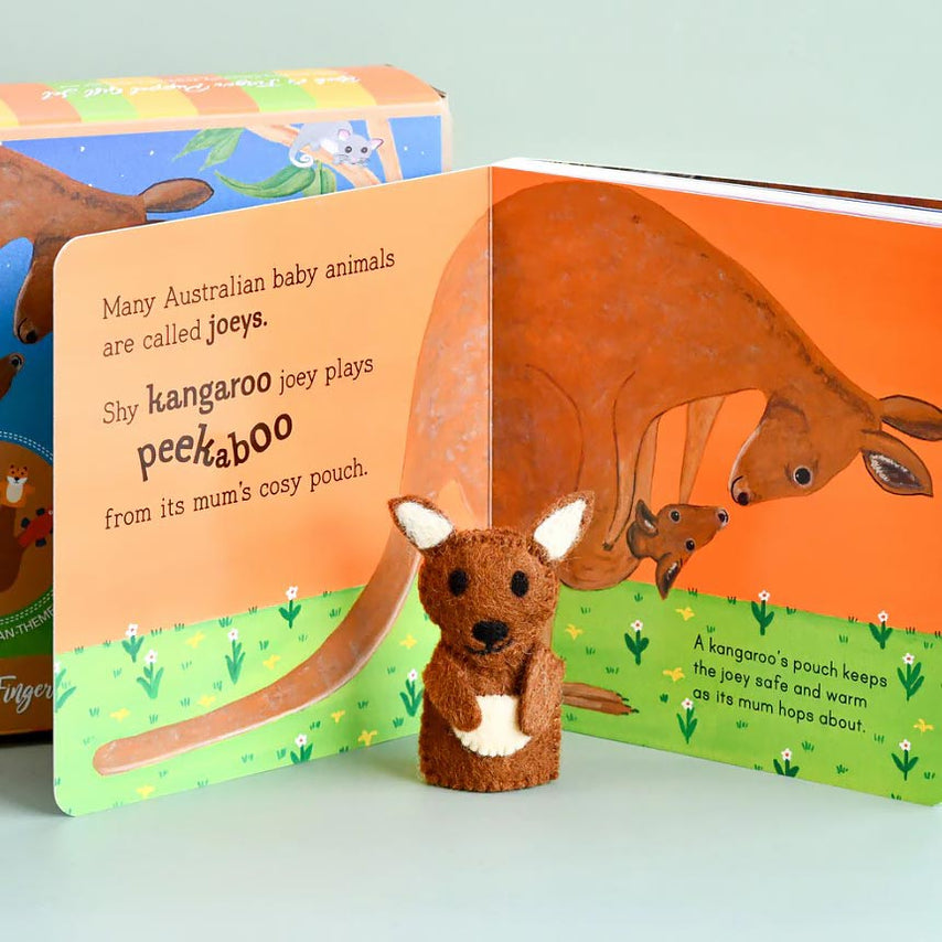 Australian Baby Animals by Fran Lessac - Book and Finger Puppet Set ...