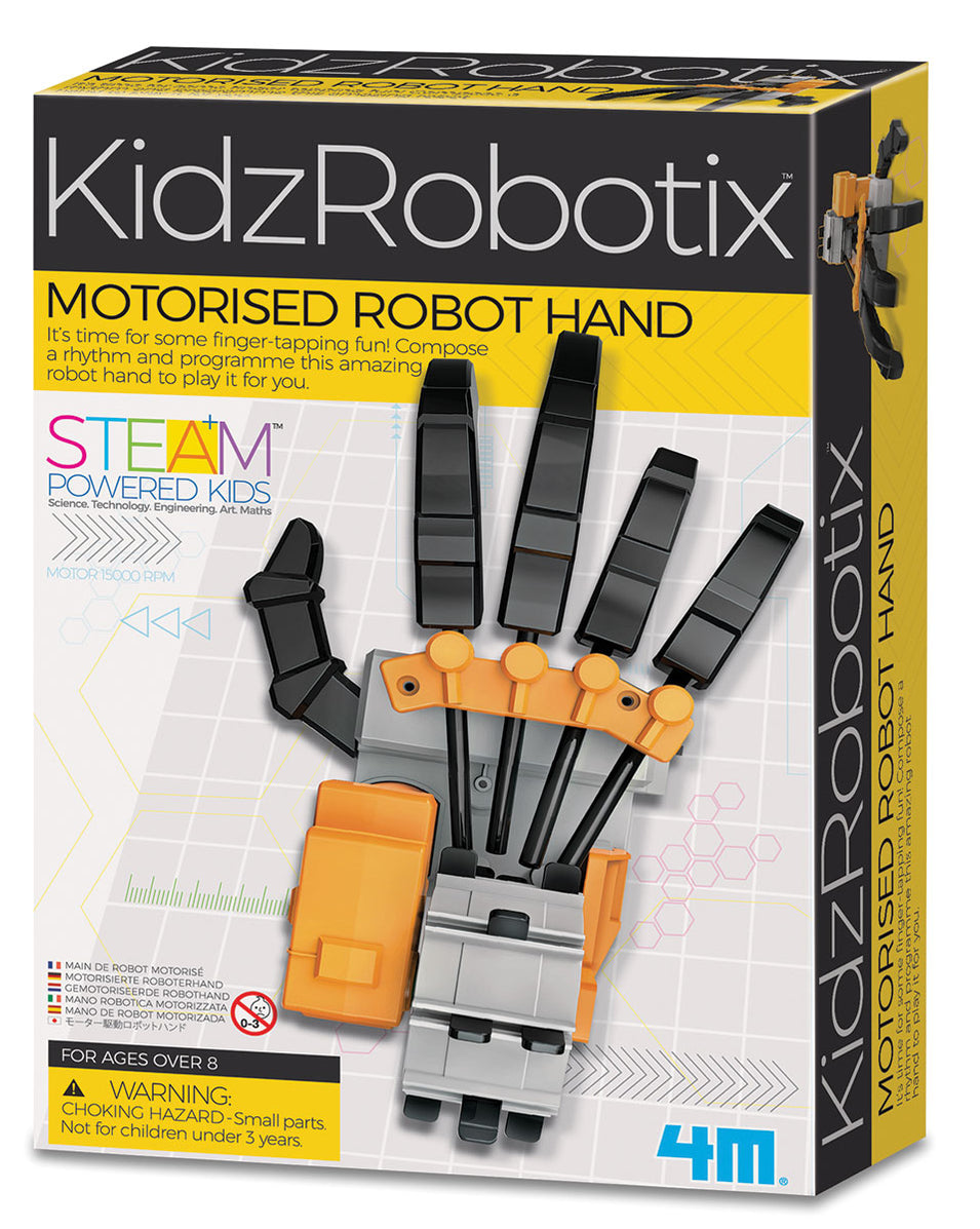 4M: KidzRobotix: Motorised Robot Hand — Australian Geographic